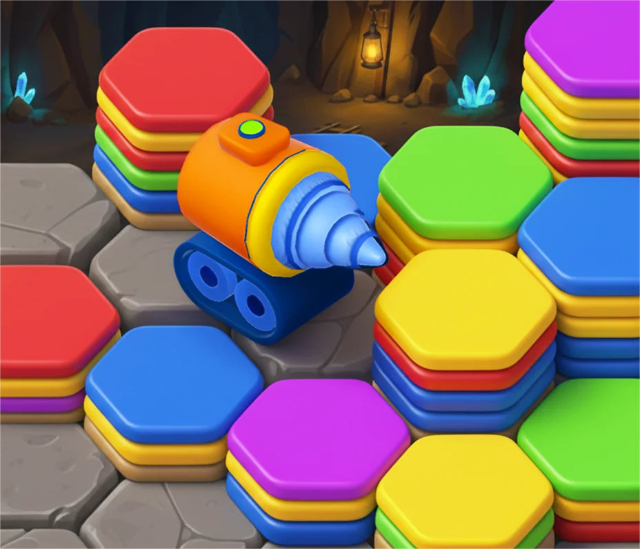Hexa Sort - Get to Drilling! | Hexasort